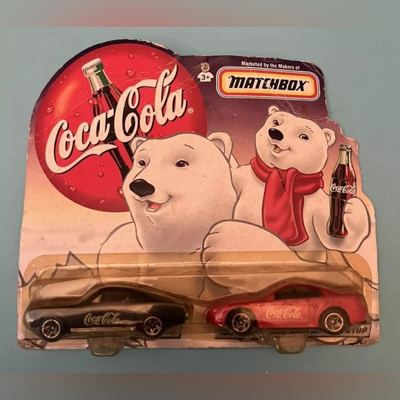Coca Cola | Toys | Coca Cola Matchbox Toy Cars Set Red And Black ...